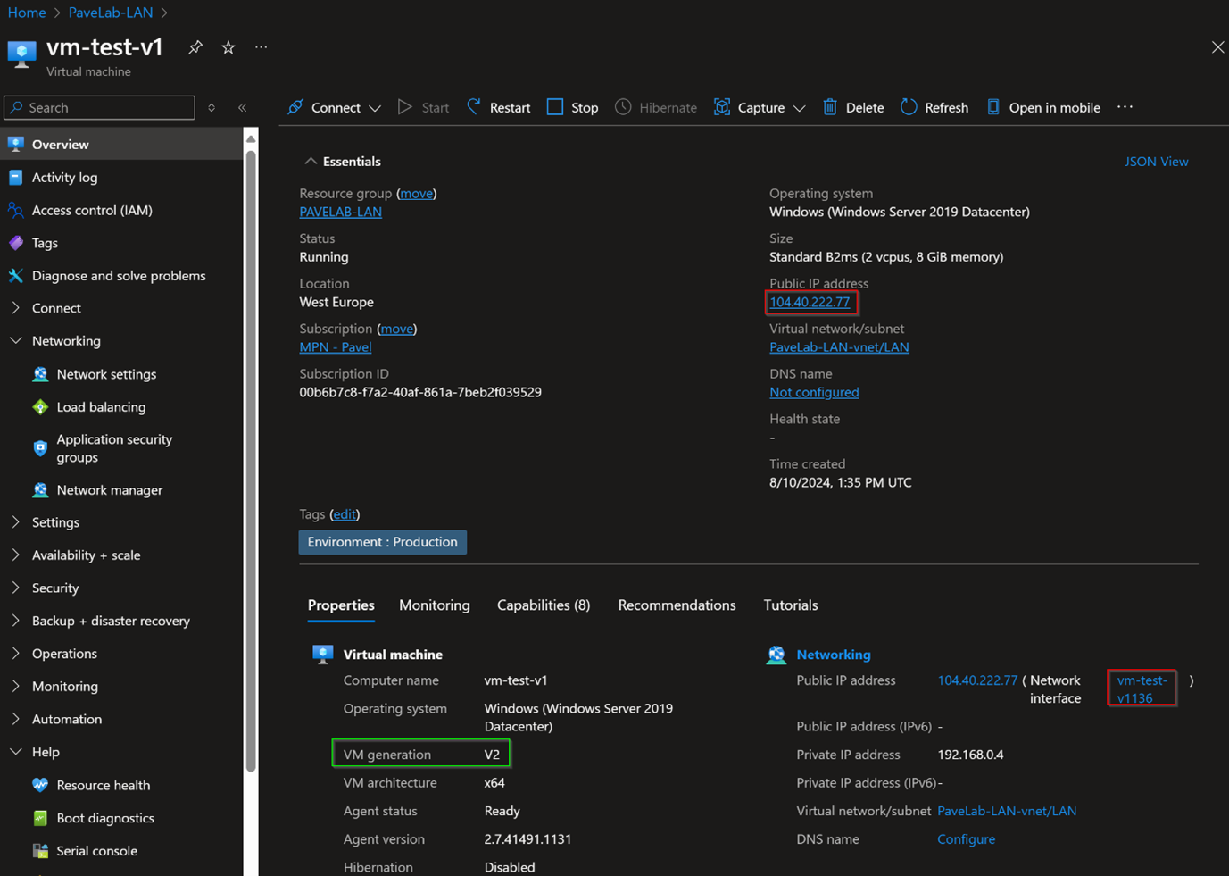Instrucitons upgrading Azure Gen1 to Gen2 VMs